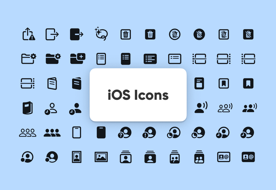  Figma IOS Icon Library SF Symbols