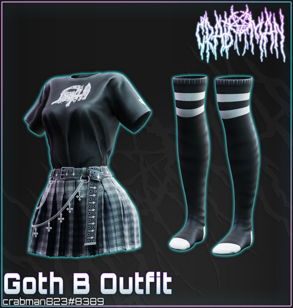Goth B Outfit Commercial
