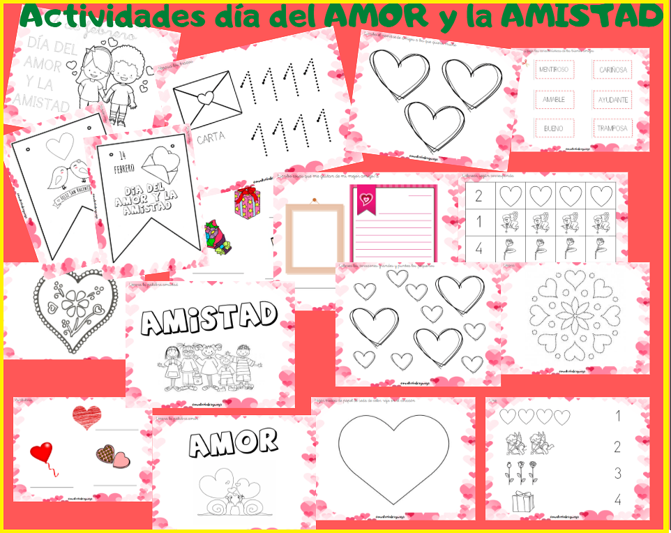 ACTIVIDADES DIA DEL AMOR Y LA AMISTAD