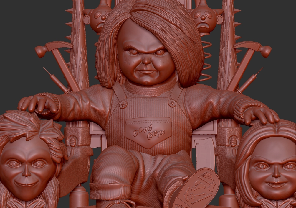 Chucky and Throne