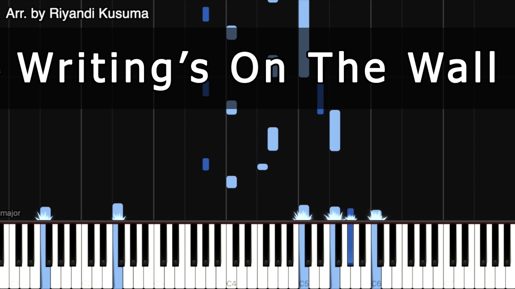 Writing's On The Wall - Sam Smith (from "Spectre") (MIDI & Synthesia)