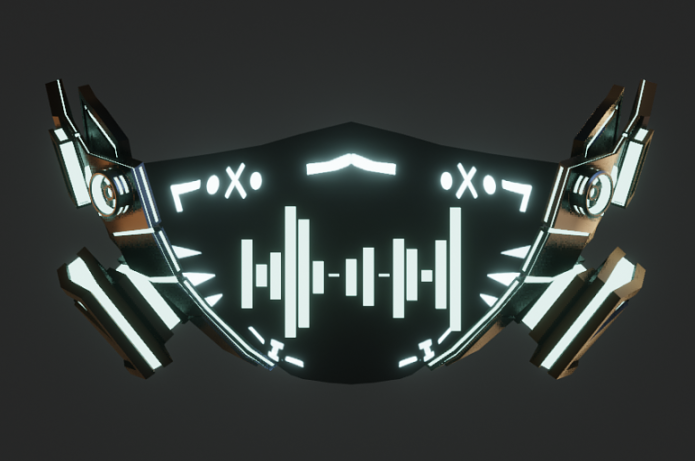 holo bar visualizer mask
