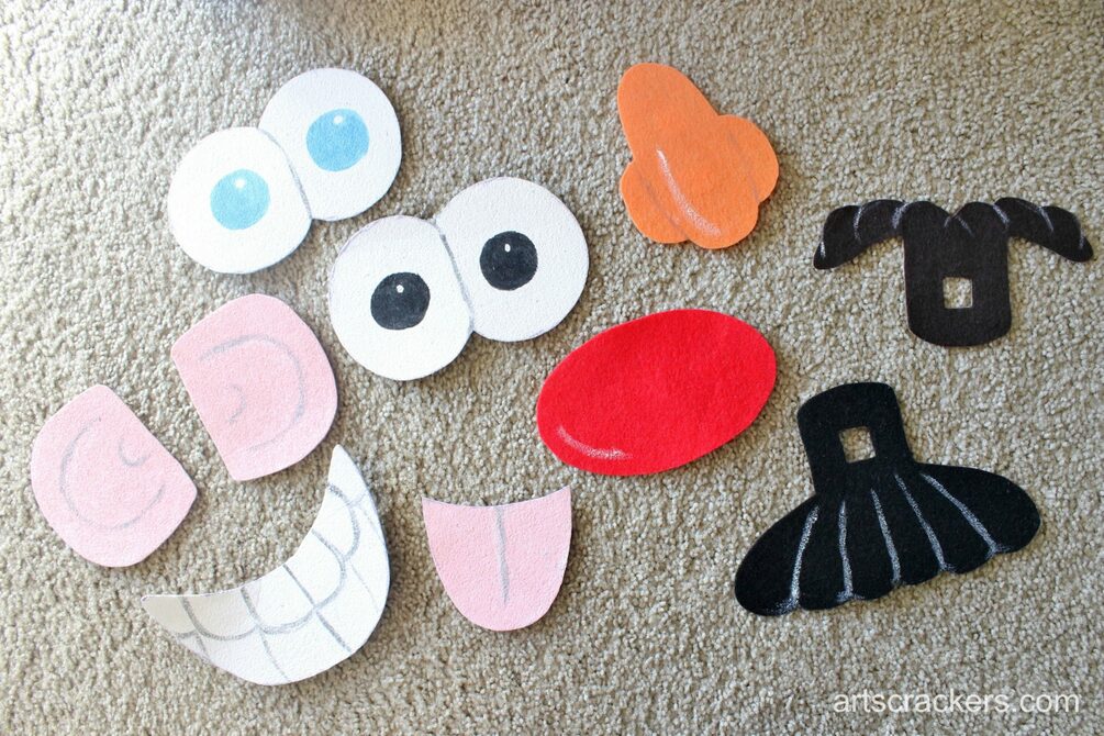 Mr. & Mrs. Potato Head Costume Template