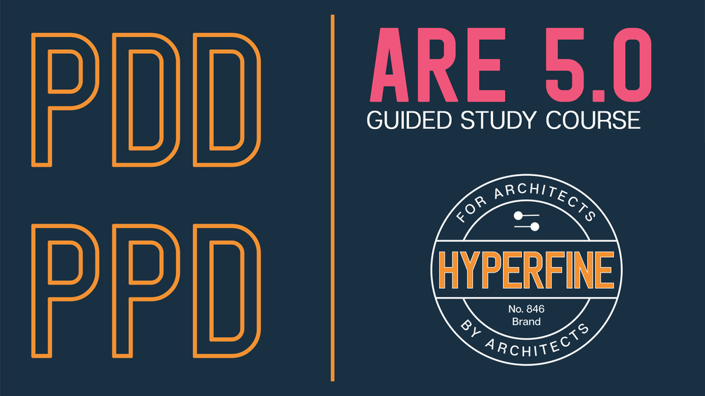 ARE 5.0 - PDD/PPD Study Assignments