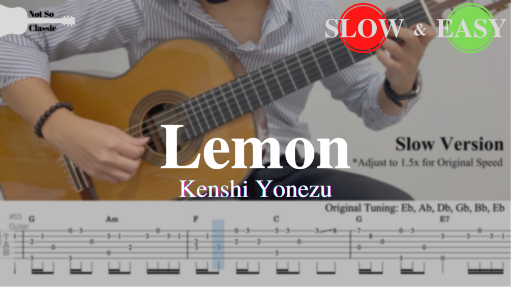 Lemon - Kenshi Yonezu | Guitar Tab