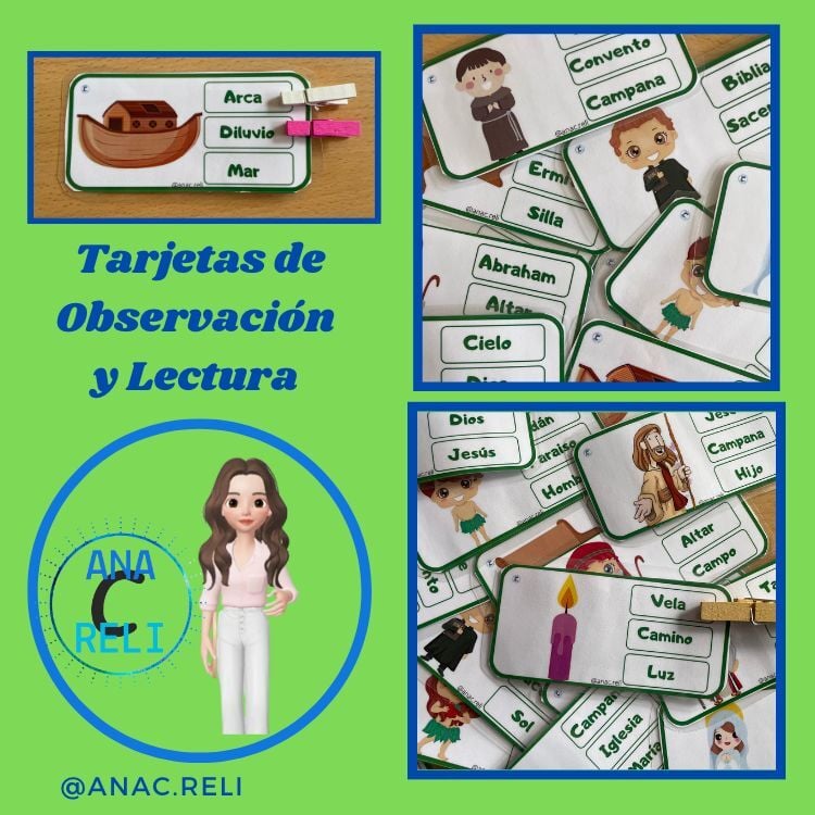 Tarjetas de lectura