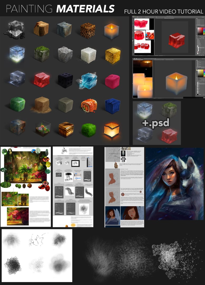 Painting Materials Video Tutorial