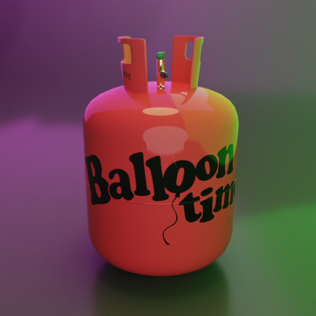 Helium Tank (Free 3D Asset)