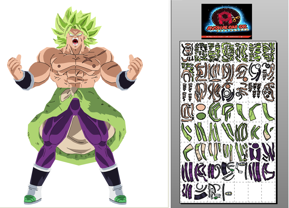Papercraft Broly The Movie 8K UHD