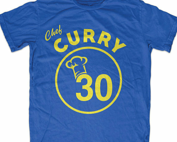 Stephen Curry 'CHEF CURRY' t-shirt (Royal)