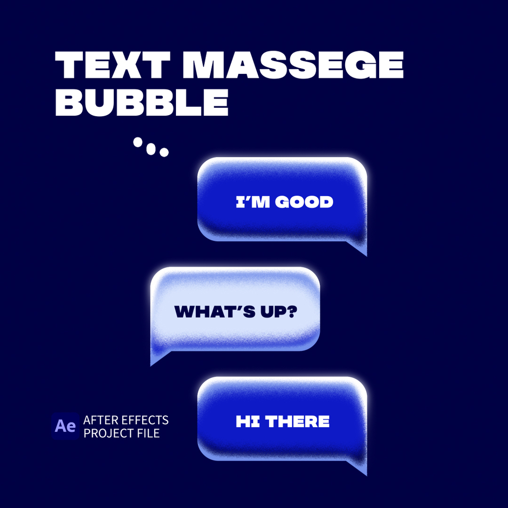 Animated Text Message Bubble