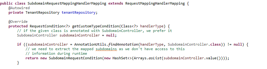 Blueprint Subdomain Handling With Spring Boot And Spring Web Mvc