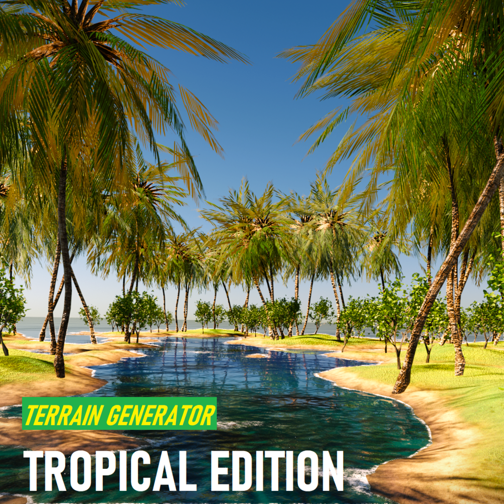 Procedural Blender TERRAIN Generator