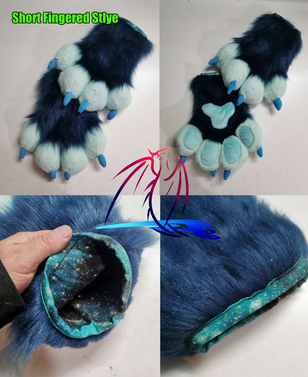 Puffy Paw Pattern (PDF Download) - 2 Styles