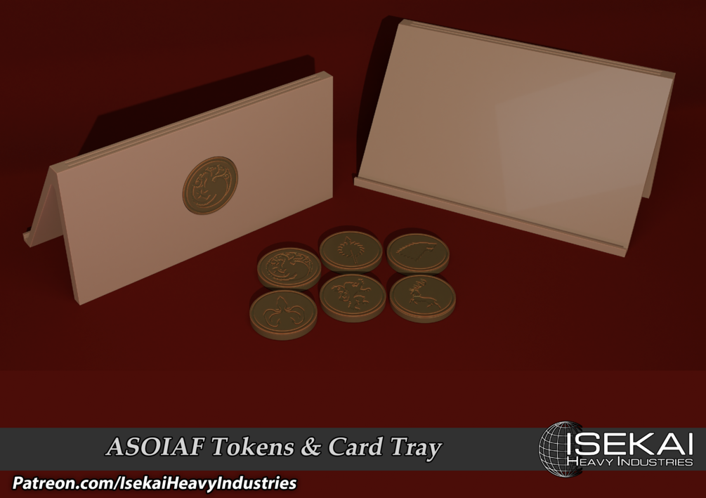 ASOIAF Card Tray & Activation Tokens