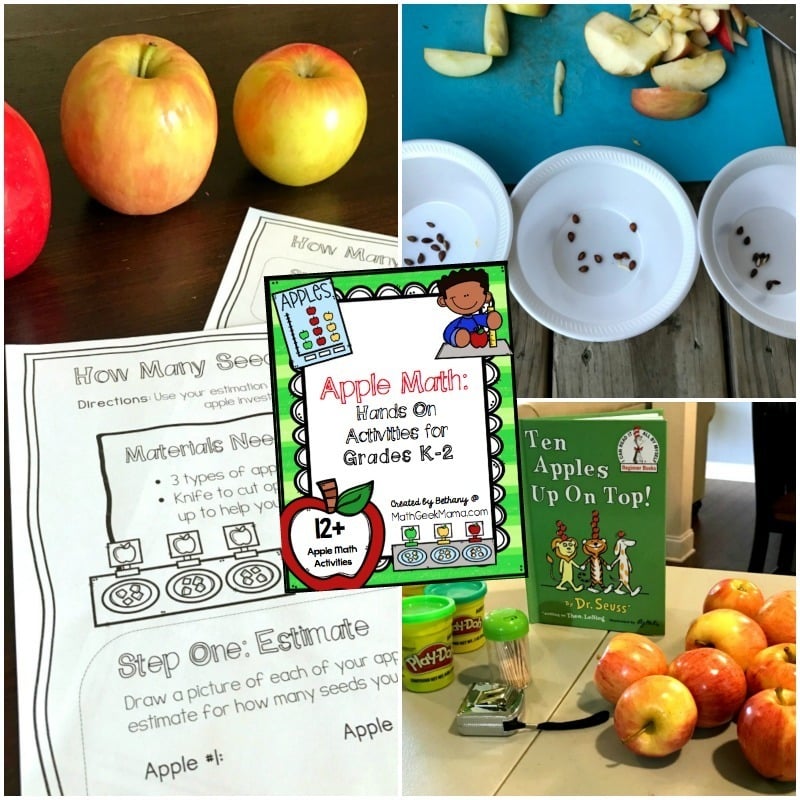 Apple Math: Hands On Activities for Grades K-2