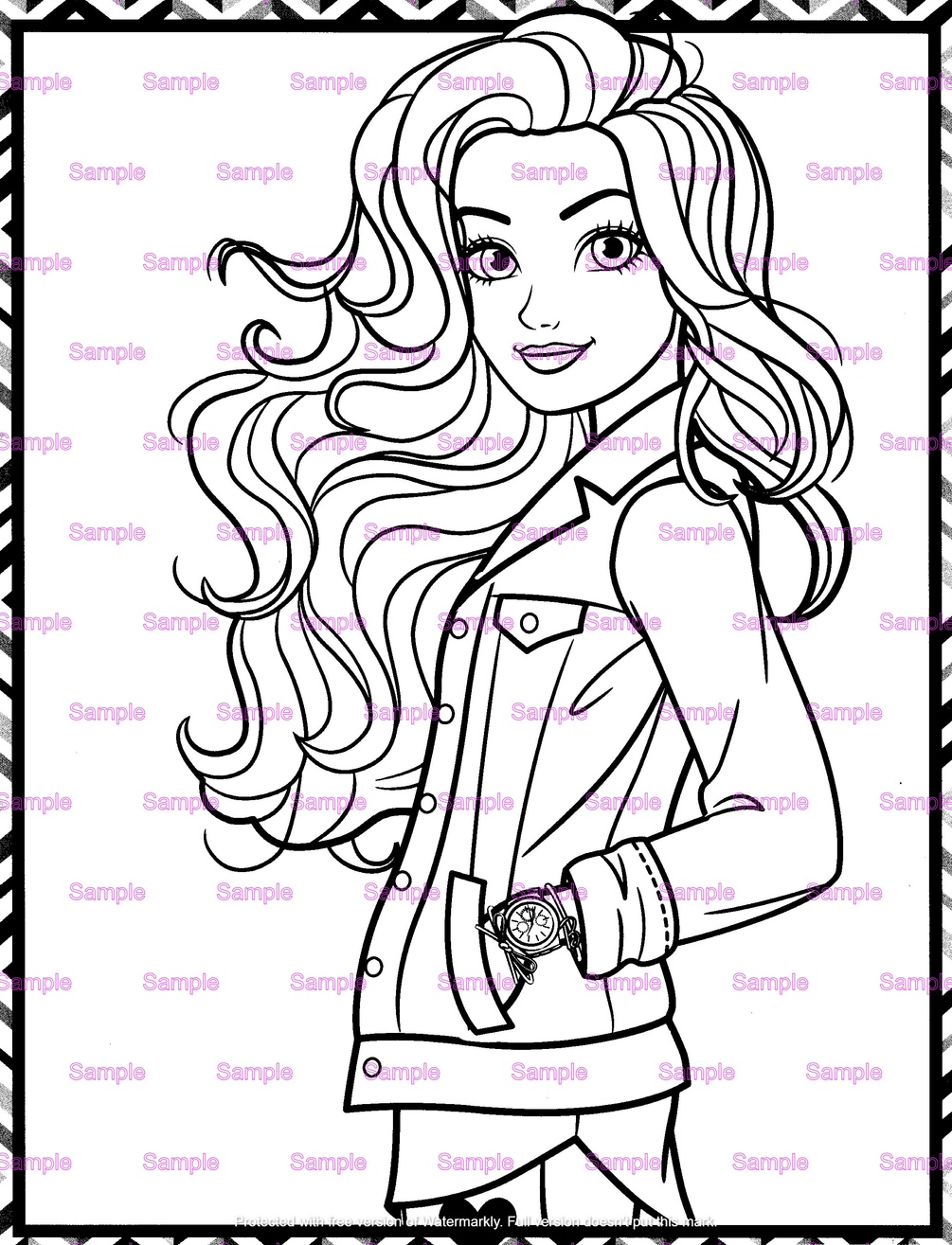 Barbie Coloring Book Pages To Print