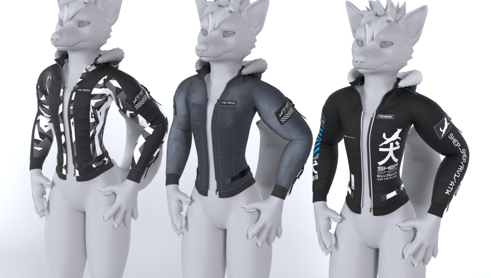 Tech Wear Jacket for Canis Woof