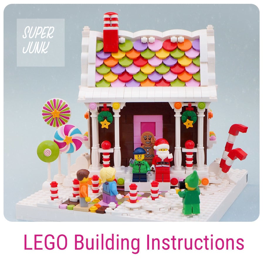 Custom Lego Gingerbread House