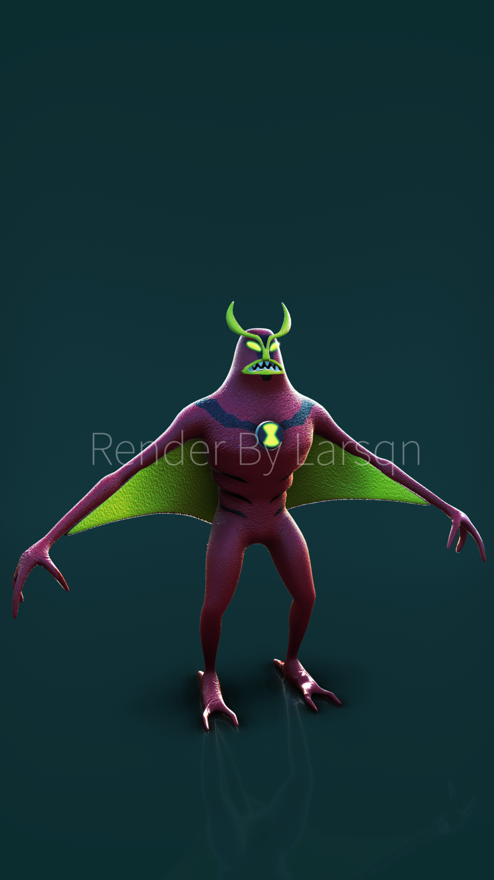 Ben 10 Jetray 3D Model