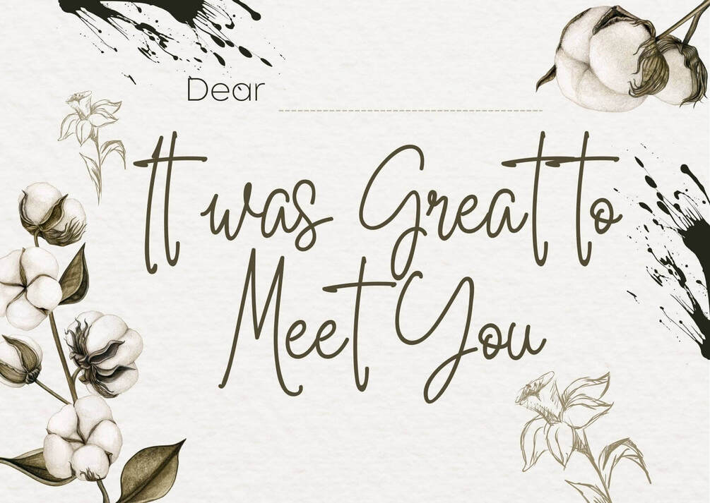 Customizable Printable Greeting Card | Great to Meet You card | Nice to ...