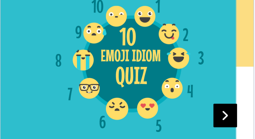 Emoji idiom quiz