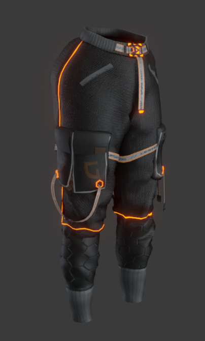 Cyber cargo pants