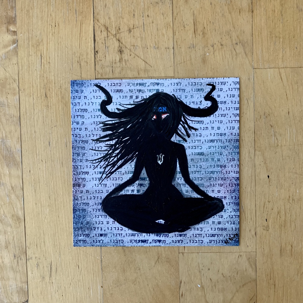 “Lilith” (Painting) 4”x4”