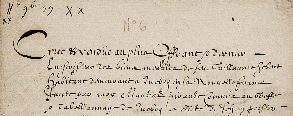 Greffe Martial Piraube - minute 4 - 11 novembre 1639 - Registry of ...