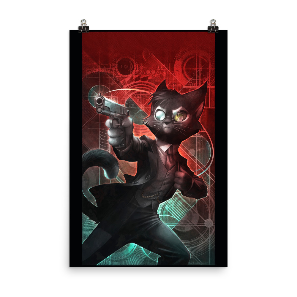 Lackadaisy Skirmish Poster Print