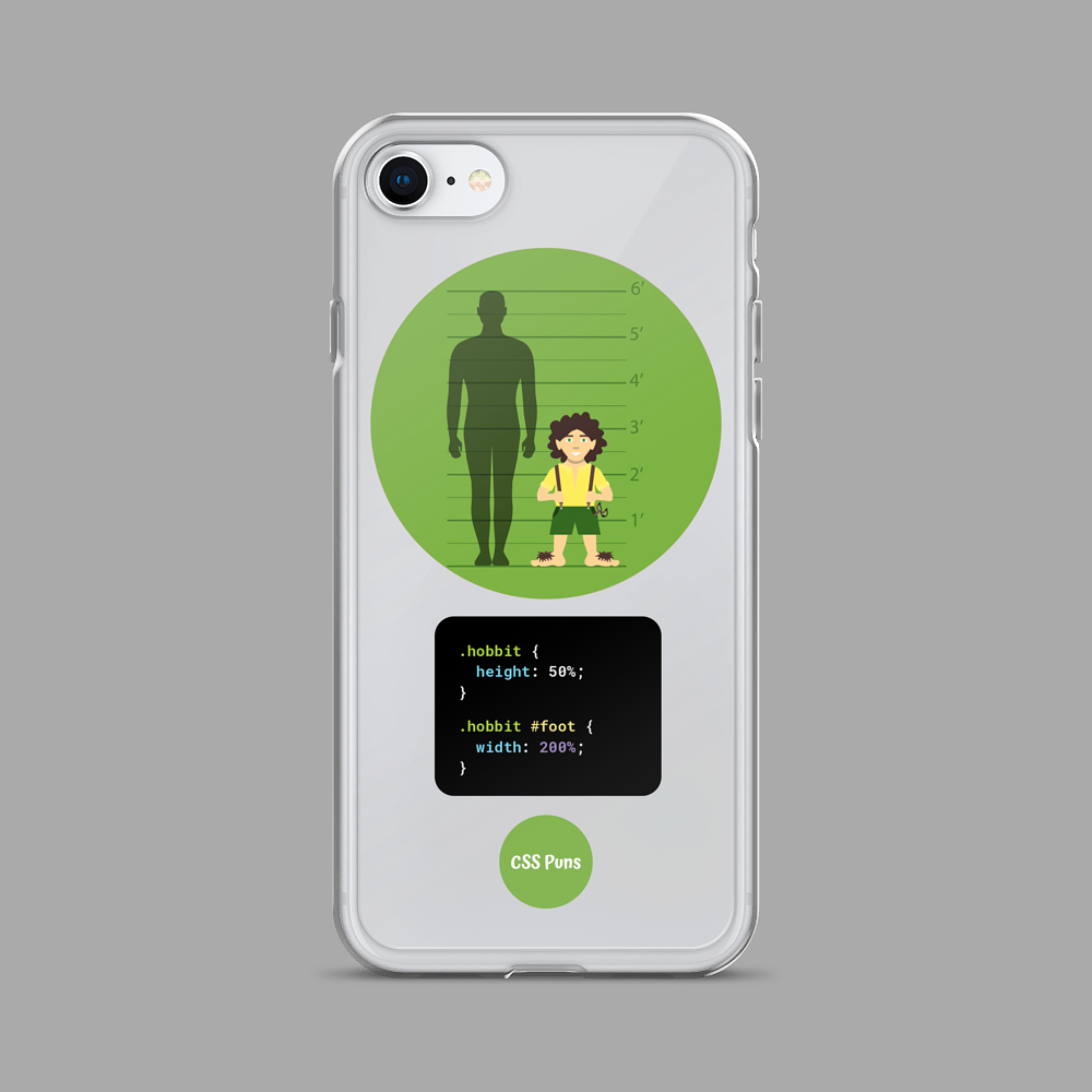 CSS Puns - Hobbit - iPhone Case