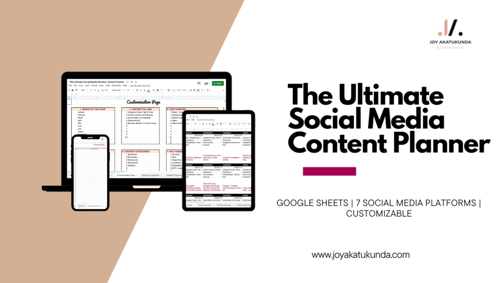 The Ultimate Social Media Content Planner