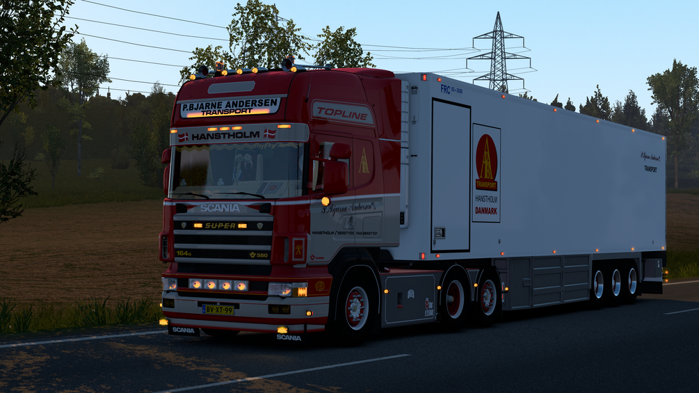 [ETS2] Scania 164G 580 P.Bjarne Andersen