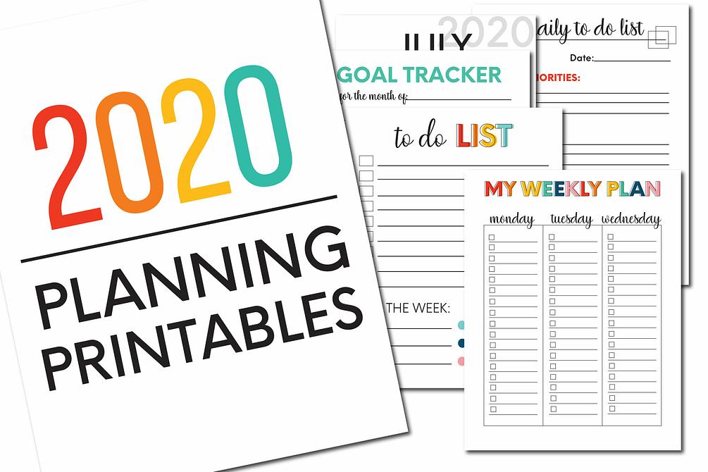 2020-2021 Planning Bundle, Editable