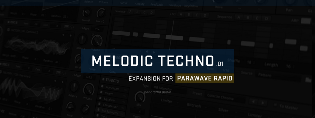 Melodic Techno XP for Parawave Rapid