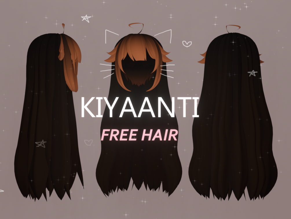 [VRChat] Free Hair !! READ DESC (MOVED TO PAYHIP)