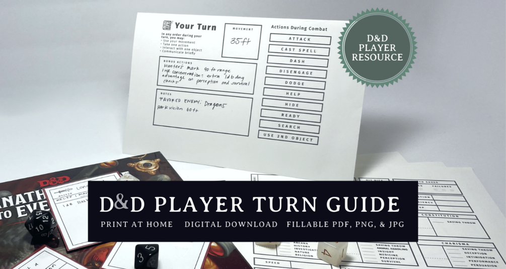 D&D Player Turn Guide
