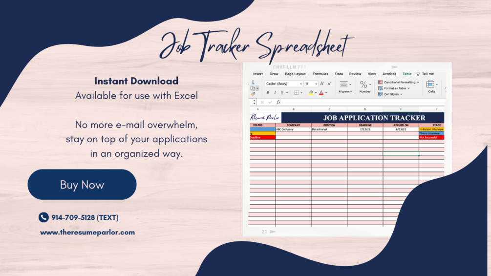 The Resume Parlor - Job Tracker