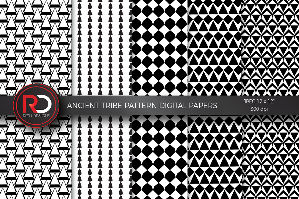 Ancient Tribal Digital Paper