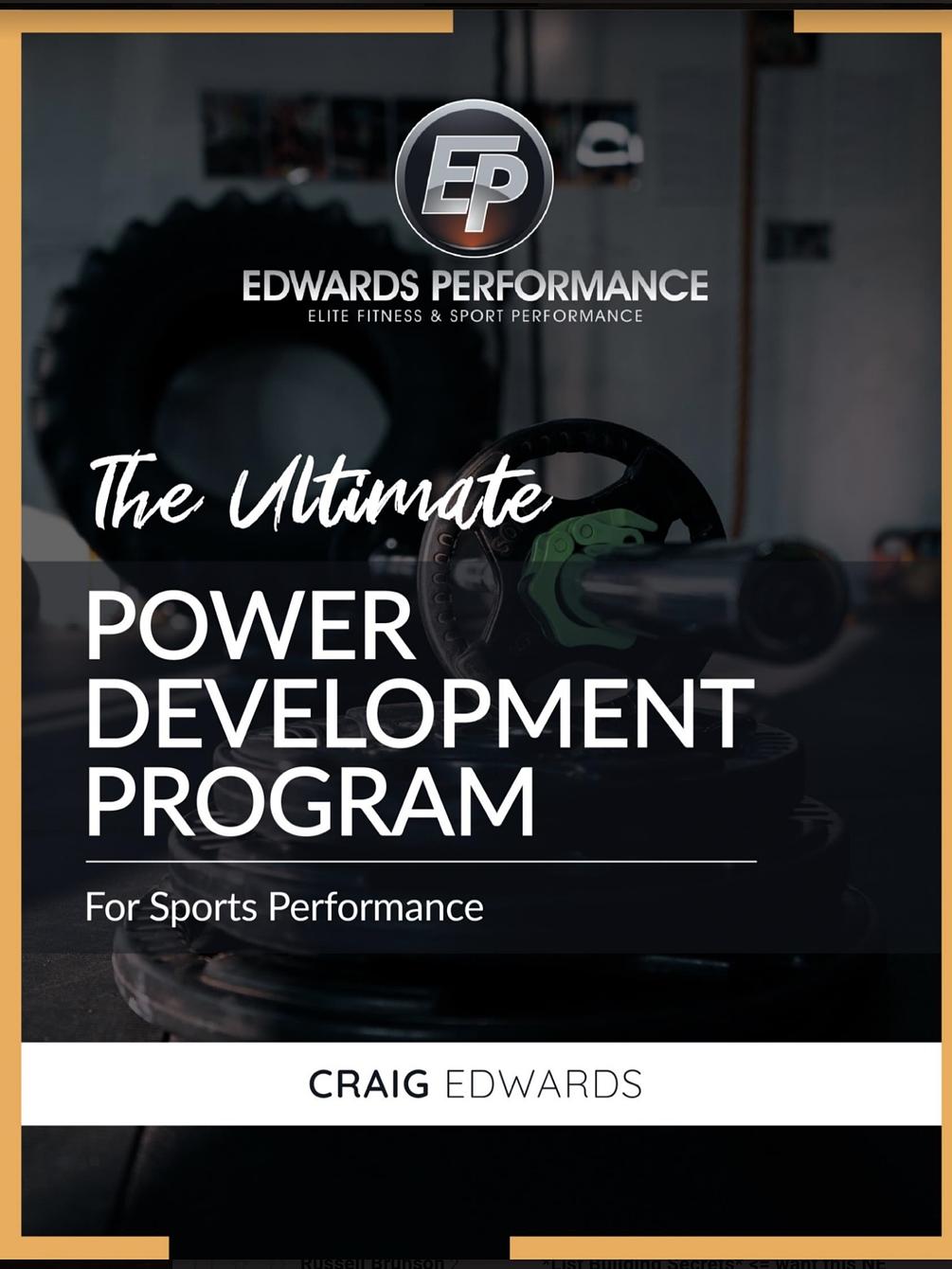The Ultimate Power Development Program