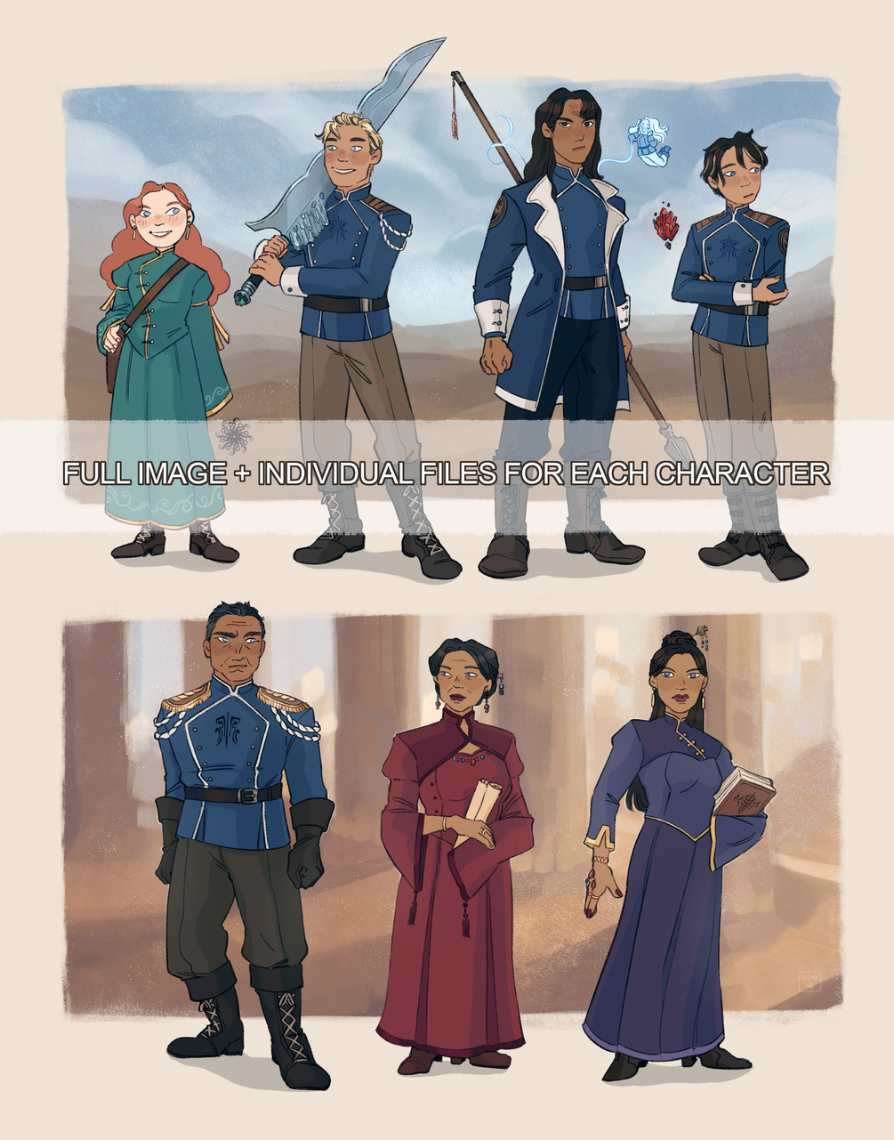 Stormlight Character Lineup