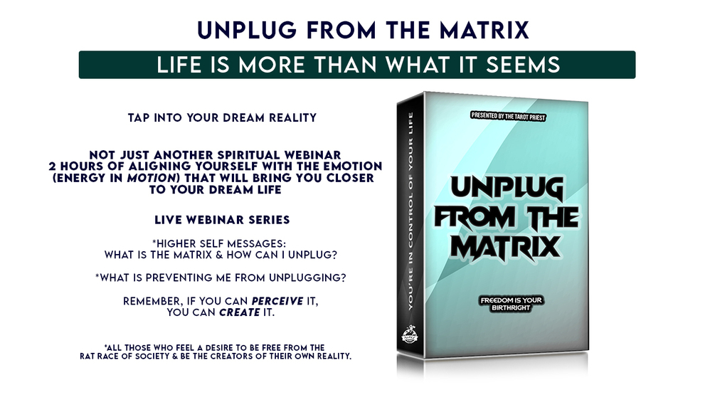 Unplug From The Matrix