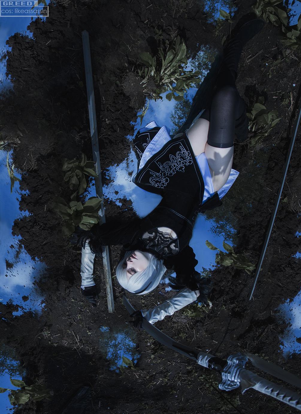 2B cosplay photoshoot