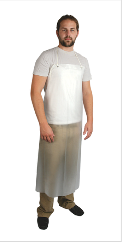 P-Series Apron - 12 Mil PVC Clear Apron