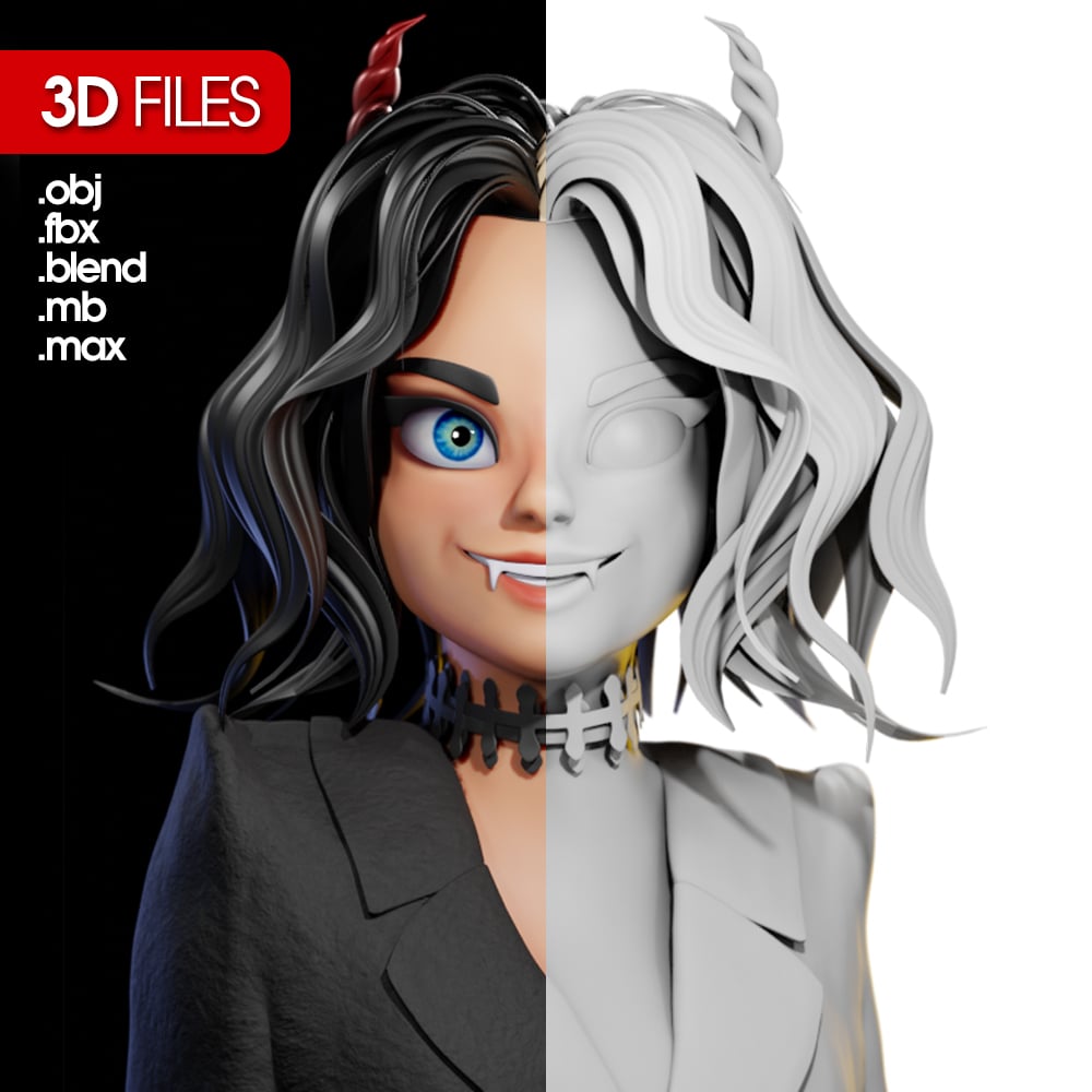 Cruella - 3d Object Files (.obj .blend .fbx .max .mb)