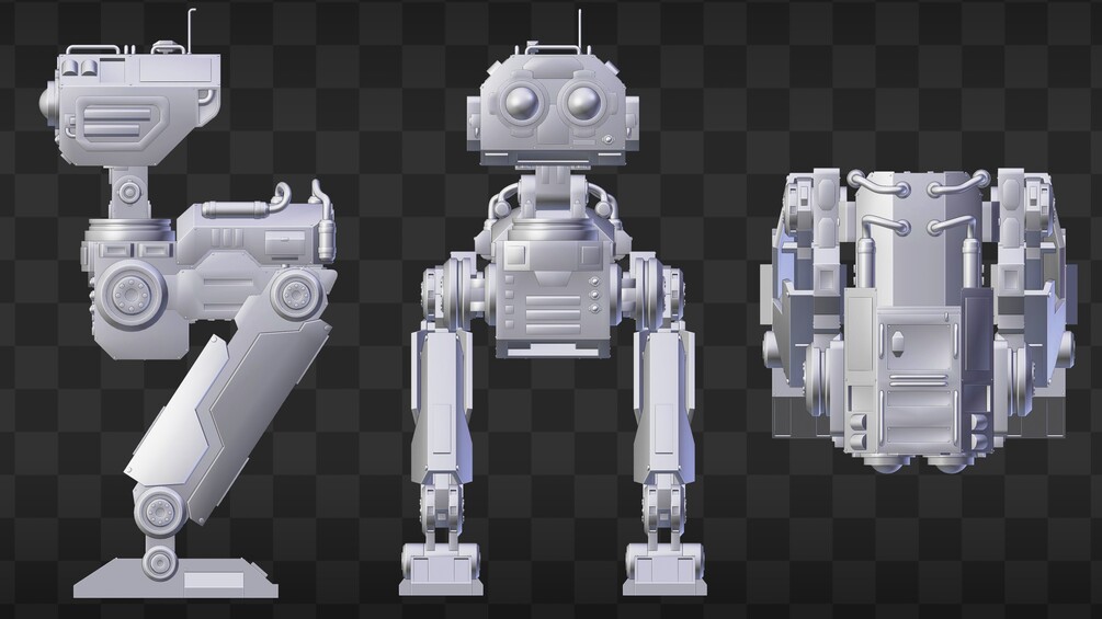 Mech Robot Reference Images (Free Download)