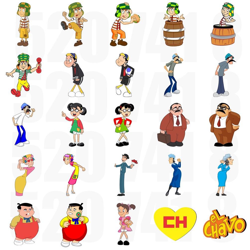 25 El Chavo vectors in CDR, AI. PNG and SVG Instant Download