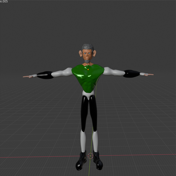 Gideon 3D character (space troopers) free 3d model