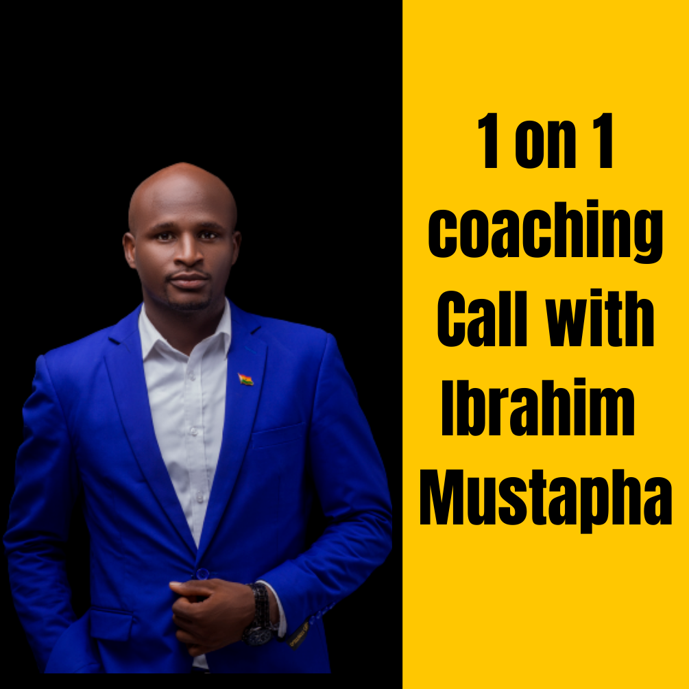 1:1 Public Speaking Coaching Call With Ibrahim Mustapha