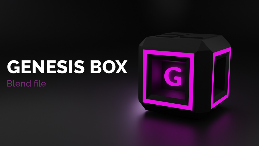 Free Genesis Box - Blender file